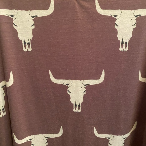 Rosie Daze | Dresses | Rosie Daze Lavender Bull Skull Dress | Poshmark